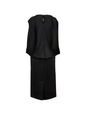 Simkhai Bella Draped-detail Tunic Top - Black