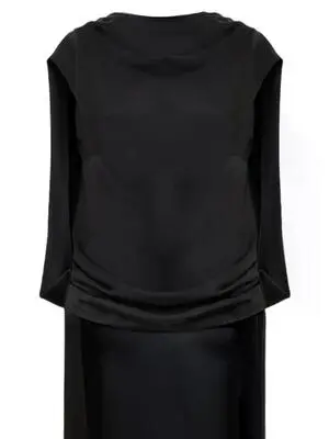 Simkhai Bella Draped-detail Tunic Top