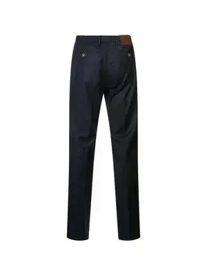 Kiton Logo-patch Straight-leg Trousers