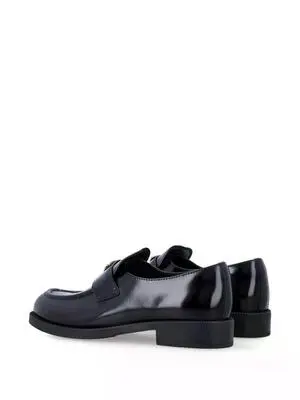 Prada Brushed Leather Loafers