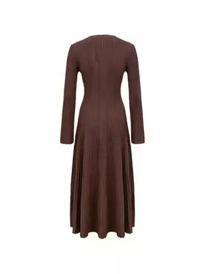 Simkhai Genna Ribbed Knit Midi Dress