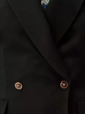Versace Wool Grain De Poudre Blazer