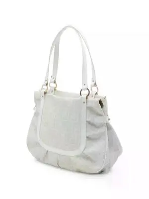 Fendi 2000-2010 Large Zucca Spalmati Chef Shopper Tote Bag