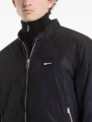 Karl Lagerfeld Logo-patch Zip-up Jacket