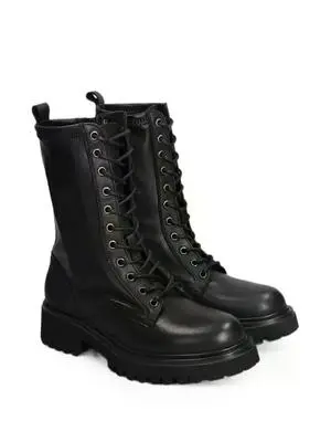 JULIE DEE Lace-up Combat Boots