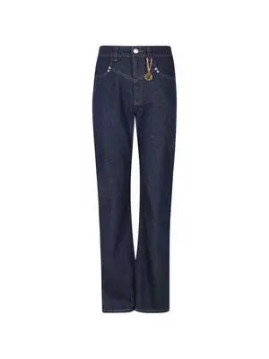 Stella McCartney Logo-charm Straight-leg Jeans