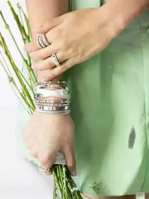 Sidney Garber Diamond Spring Bracelet