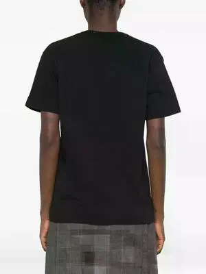 Play Comme Des Garcon Heart-patch T-shirt