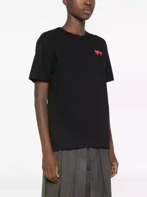 Play Comme Des Garcon Heart Patch T-shirt