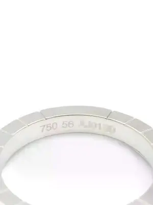 Cartier 18k White Gold Laniere Ring - Silver