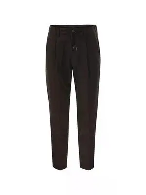 Herno Drawstring-waist Tapered Trousers - Brown