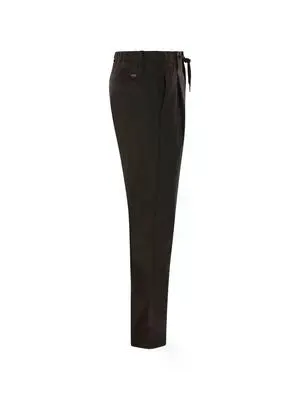 Herno Drawstring-waist Tapered Trousers