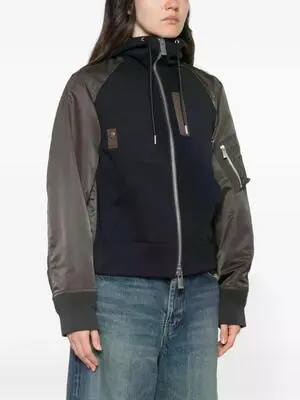 Sacai Panelled Hooded Jacket