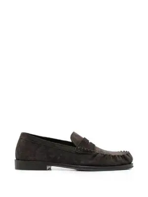 HENDERSON BARACCO Sonia Penny-strap Loafers - Brown