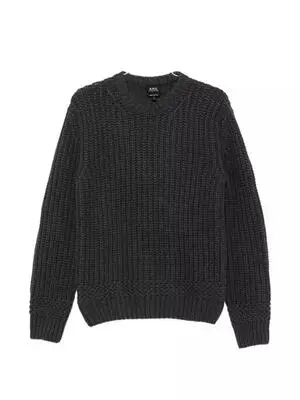 A.p.c. Ron Chunky-knit Sweater - Grey