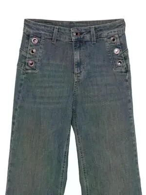 Liu Jo Button-detail Flared Jeans