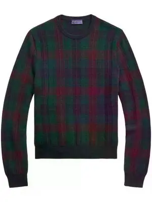 Ralph Lauren Purple Label Plaid Sweater