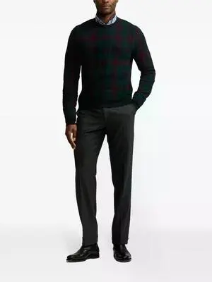 Ralph Lauren Purple Label Plaid Sweater