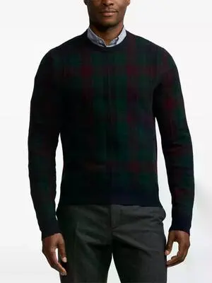 Ralph Lauren Purple Label Plaid Sweater