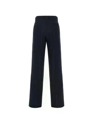 PT TORINO Pressed-crease Straight-leg Trousers - Black