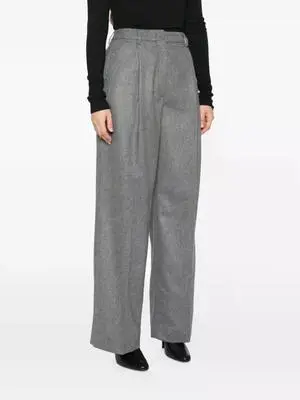 THELATEST Pleated Wide-leg Trousers