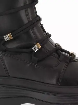 Pinko Lace-up Platform Ankle Boots
