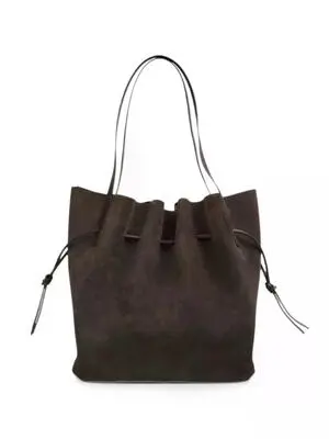 Yuzefi Scallop Suede Tote Bag