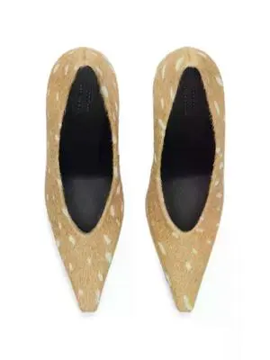 Loulou De Saison Masha Pony-effect Leather Pumps