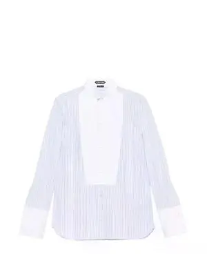 TOM FORD Vertical Stripe Bib Front Shirt
