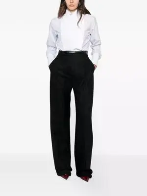 TOM FORD Vertical Stripe Bib Front Shirt