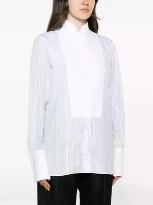 TOM FORD Vertical Stripe Bib Front Shirt