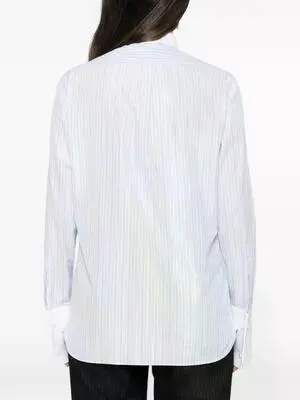 TOM FORD Vertical Stripe Bib Front Shirt