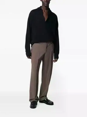 PT TORINO Pressed-crease Tailored Trousers - Brown