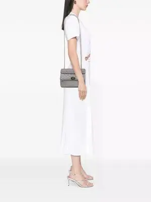 Valentino Garavani 2000-2017 Medium Nappa Rockstud Spike Satchel