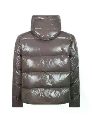Herno Hooded Padded Jacket - Brown