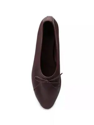 Dear Frances Gala Bow-detail Ballet Flats
