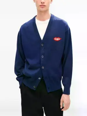 Kenzo Embroidered Motif V-neck Cardigan