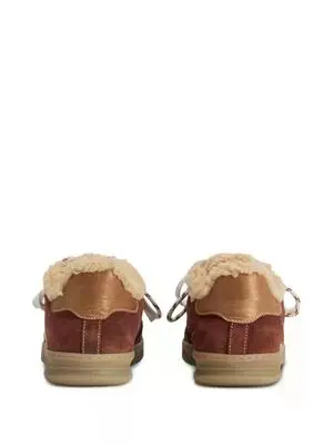 Woolrich Contrast-heel Suede Sneakers