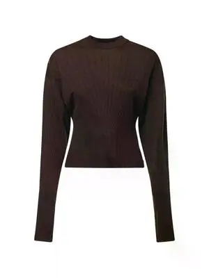 Sportmax Ribbed Virgin Wool Jumper