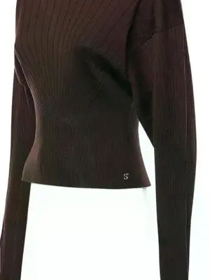 Sportmax Ribbed Virgin Wool Jumper