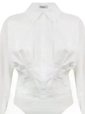 Simkhai Dolman Pleated Bodysuit