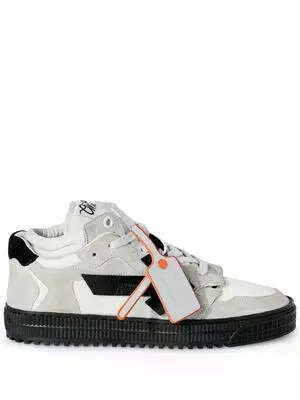 Off-White Floating Arrow Logo-appliqué Sneakers - Grey