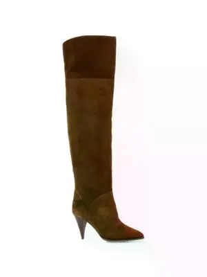Casadei Venus Nomad Cone Heel Over-the-knee Boots - Brown