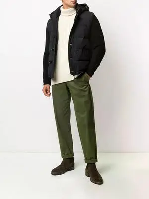 MOORER Padded Contrast Jacket