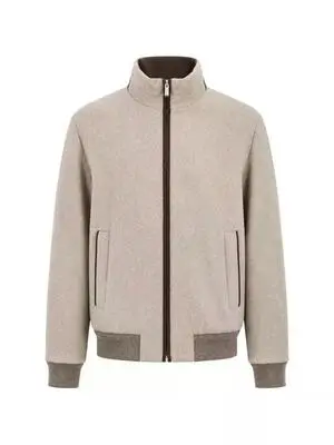 Paul & Shark Zip-up Cashmere Jacket - Neutrals