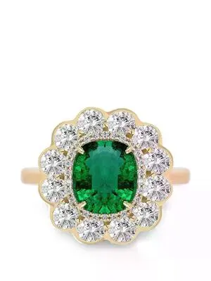 Goshwara G-one Emerald And Diamond Ring