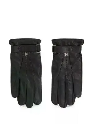 Karl Lagerfeld K/monogram Leather Gloves