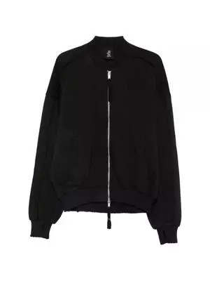 THOM KROM Zip-up Panelled Jacket - Black
