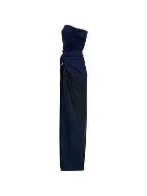 Simkhai Emma Draped Strapless Gown