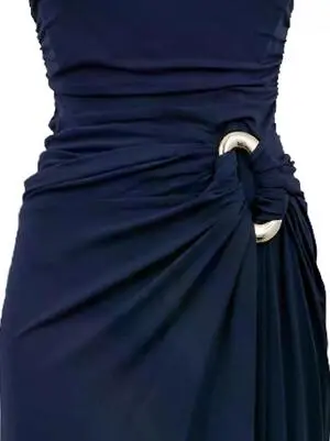 Simkhai Emma Draped Strapless Gown
